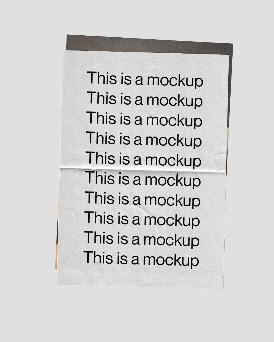 Paper Creased Scan 02 – Mock Exchange